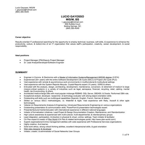 Jorge Galindo - Resume | PDF