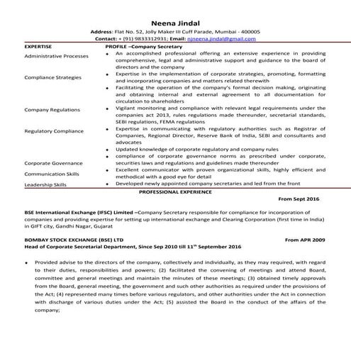 Neena Jindal profile | PDF