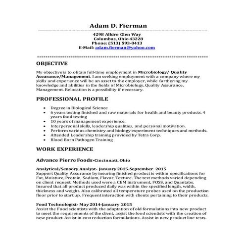 ADF resume 4. | DOCX