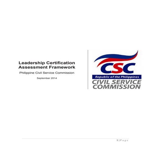 CSC Assesment Framework | PDF