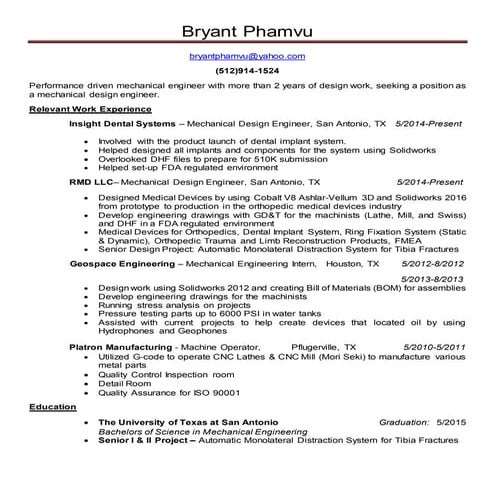 Bryant's Resume | DOCX