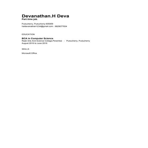 Devanathan.H-Deva | PDF