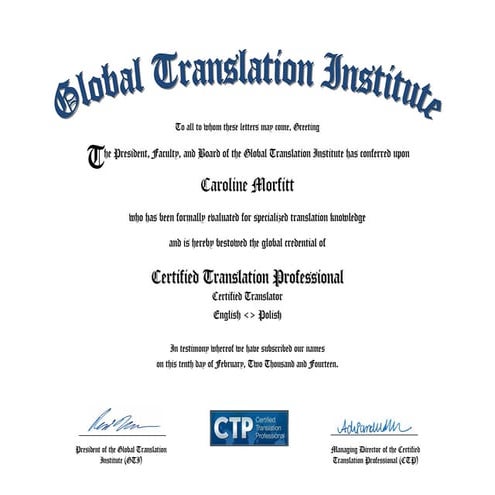 CTP Certificate morfitt11 (1) | PDF
