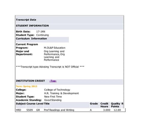 Lambton_Student_Transcript (2) | PDF | Computing | Technology & Computing