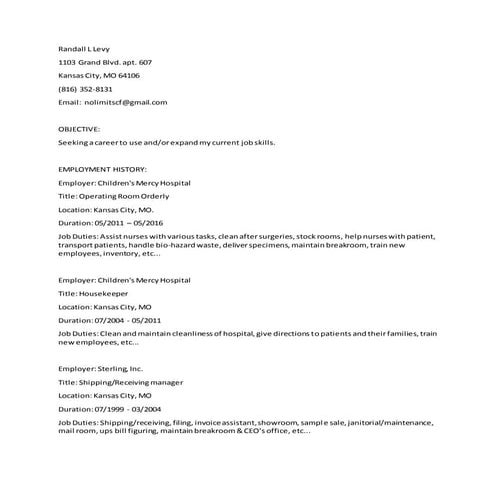 Westley Walker Resume | DOCX