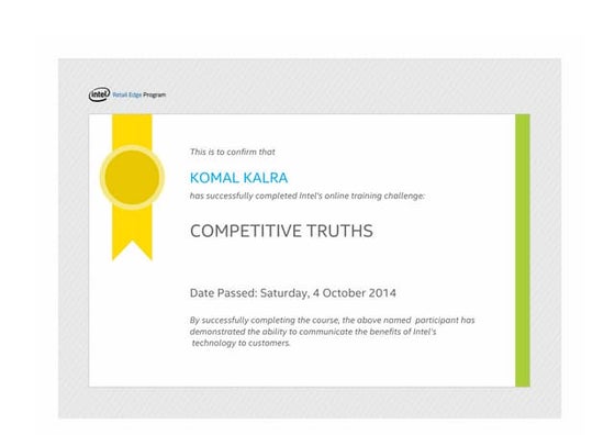 amcat certificate | PPT