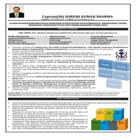 Capt SK Sharma 1 adm | DOCX