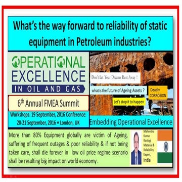 Operational Excellence at Ibis Hotel London IQPC MAHENDRA | PPTX