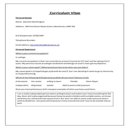 Henna Cv main | DOCX