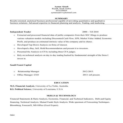 Ayman_Alsaab_cv_3[1] | PDF