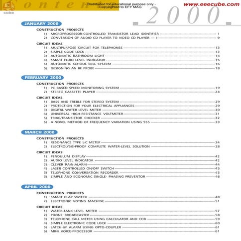 Mini Projects Handbook | PDF | Consumer Electronics | Technology ...