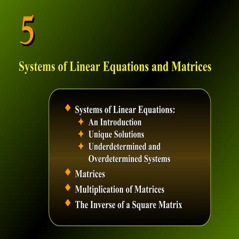 Systems of Linear Equations and Matrices.ppt