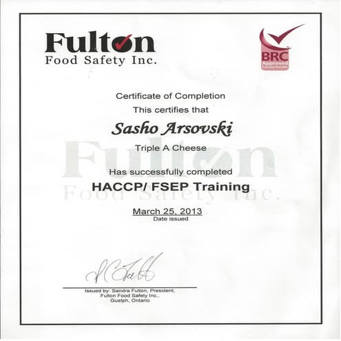 HACCP FSEP Training | PDF