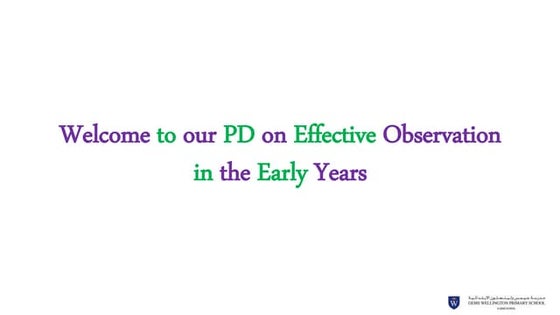 Making observation an everyday practice | PDF