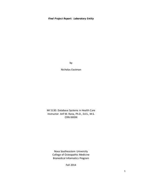 Hospital database management system project report | PDF