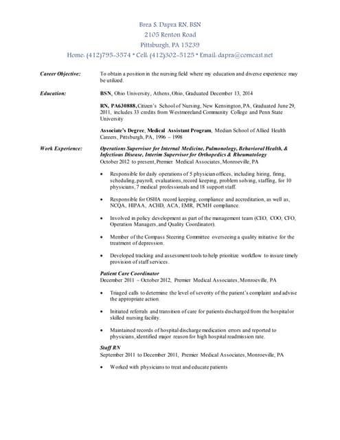 2015 Resume final | PDF