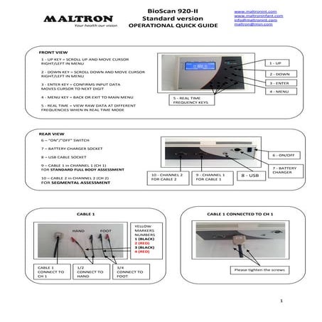 920 quick guide | PDF