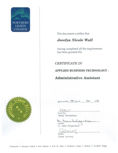 PCP certificate | PDF