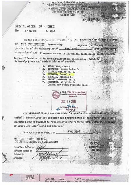 Bad Boy by rodrigo e. salazar (declamation piece) | PDF