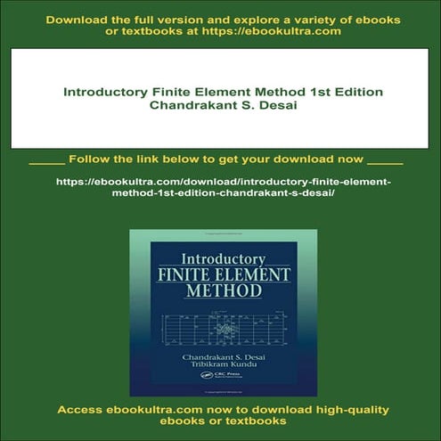 Introductory Finite Element Method 1st Edition Chandrakant S. Desai | PDF