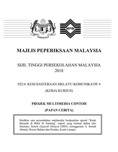 Manual kerja kursus sejarah 2019 | PDF