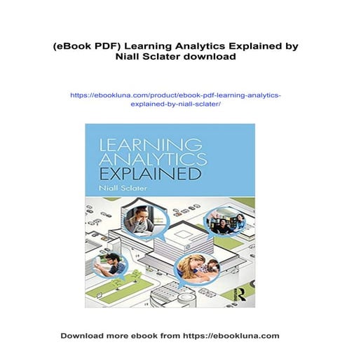 (eBook PDF) Learning Analytics Explained by Niall Sclater | PDF