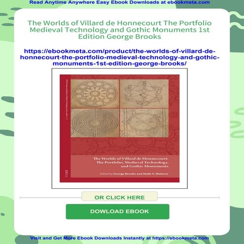 The Worlds of Villard de Honnecourt The Portfolio Medieval Technology ...