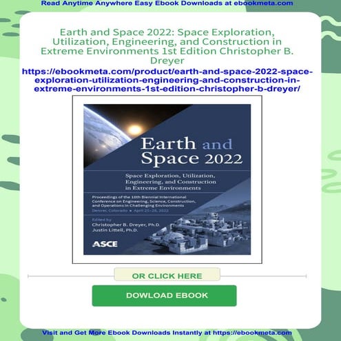 Earth and Space 2022: Space Exploration, Utilization, Engineering, and ...