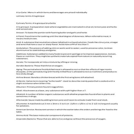 Commonly used terms in Food & Beverage.pptx