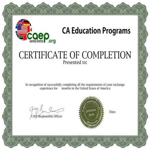 Certificate CEAP | PPT