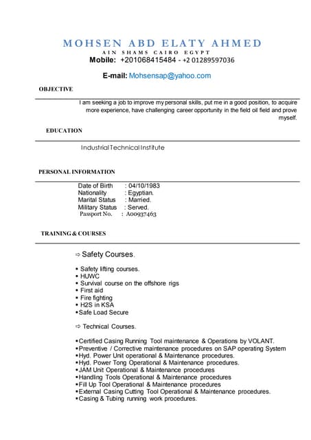 Nazim cv Camp Boss | DOC