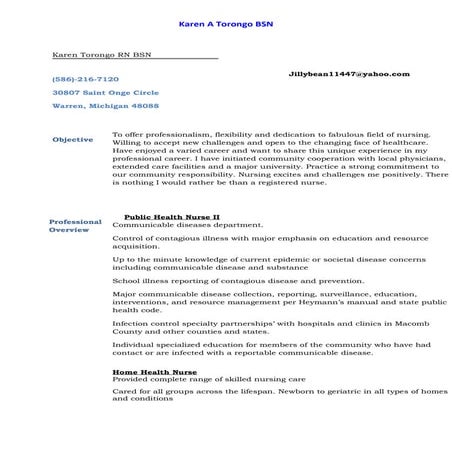 1Karen Torongo BSN | PDF