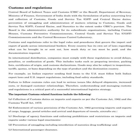 iCAFFE: Transforming Customs Documentation for Indian Logistics | PPTX