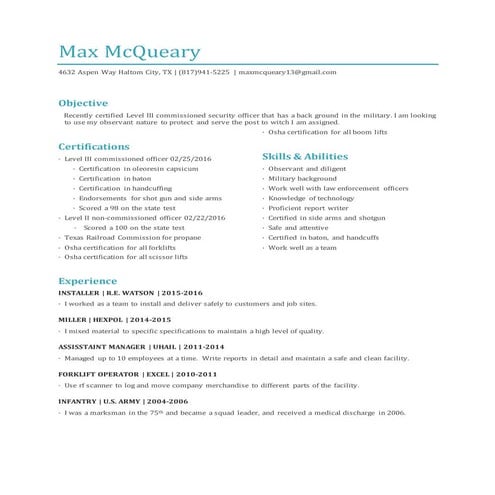 christopher goff resume | DOCX