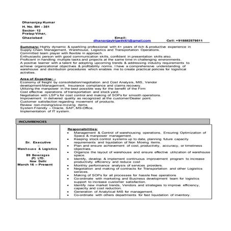 Dhananjay's-CV | DOCX
