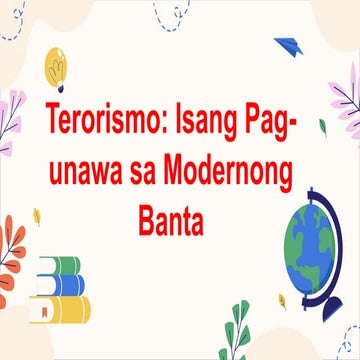 Globalisasyon: Ang Konsepto at Perspektibo | PPTX