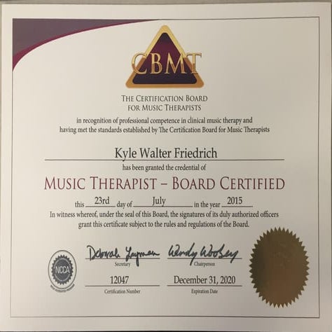 Music therapy license | PPT