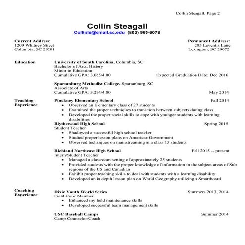 Letsche resume 7 | DOC