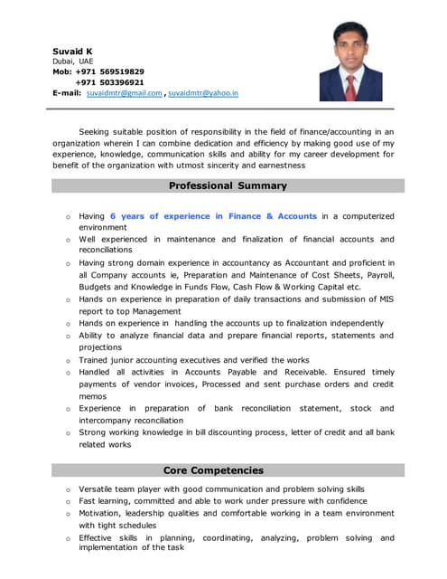 shukri-CV | DOC | Business Accounting & Finance | Business