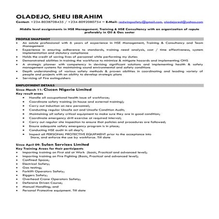 HSE ADVISOR CERTIFICATE OF ATTENDANCE (1) | PDF