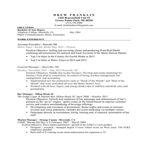 Jorge L Arboleda - Resume STATE FARM | DOC