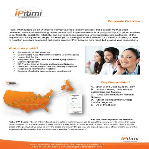 IPitimi Corporate Overview | PDF