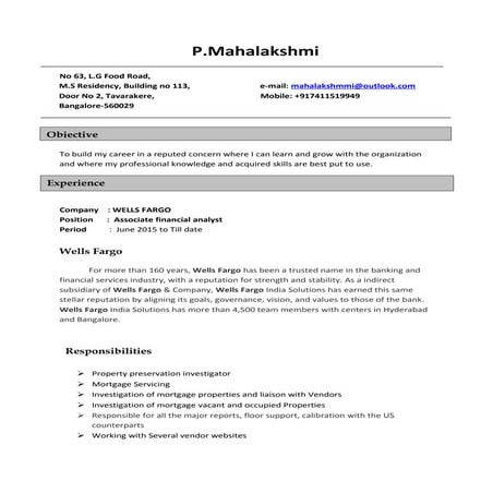 maha resume new 1 | PDF
