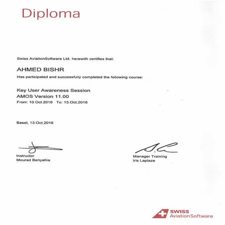 AMOS Key User Awareness Session | PDF