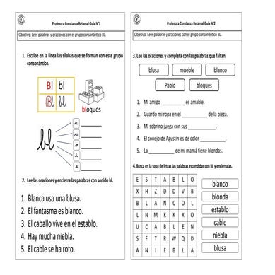 GRUPO CONSONANTICO BL | PDF