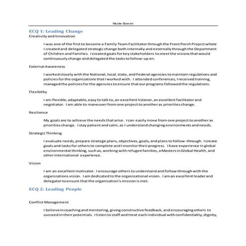 Executive Core QualificationES | DOCX