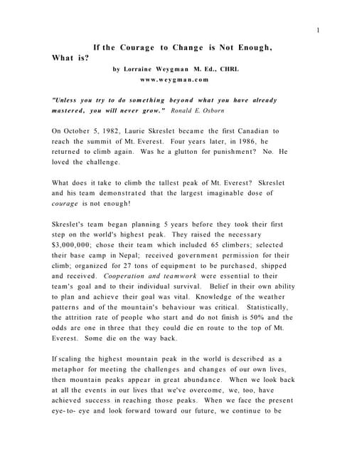 Understanding the Psychology of Change | PPT