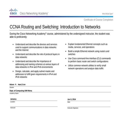 CCNA Routing and Switching - Introduction to Networks | PDF | Computer Networking | Computing