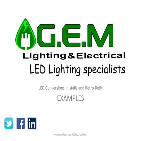 GEM Lighting and Electrical Ltd | PPTX