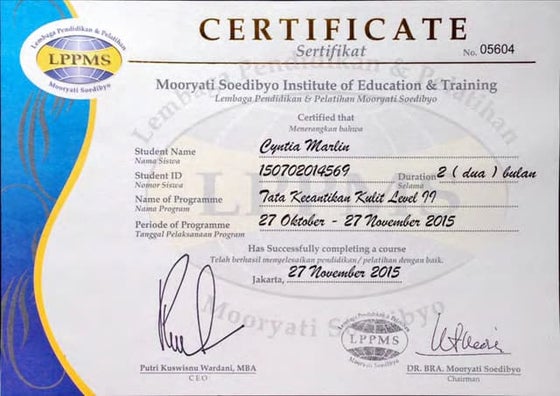 NIIT Certificate. | PDF